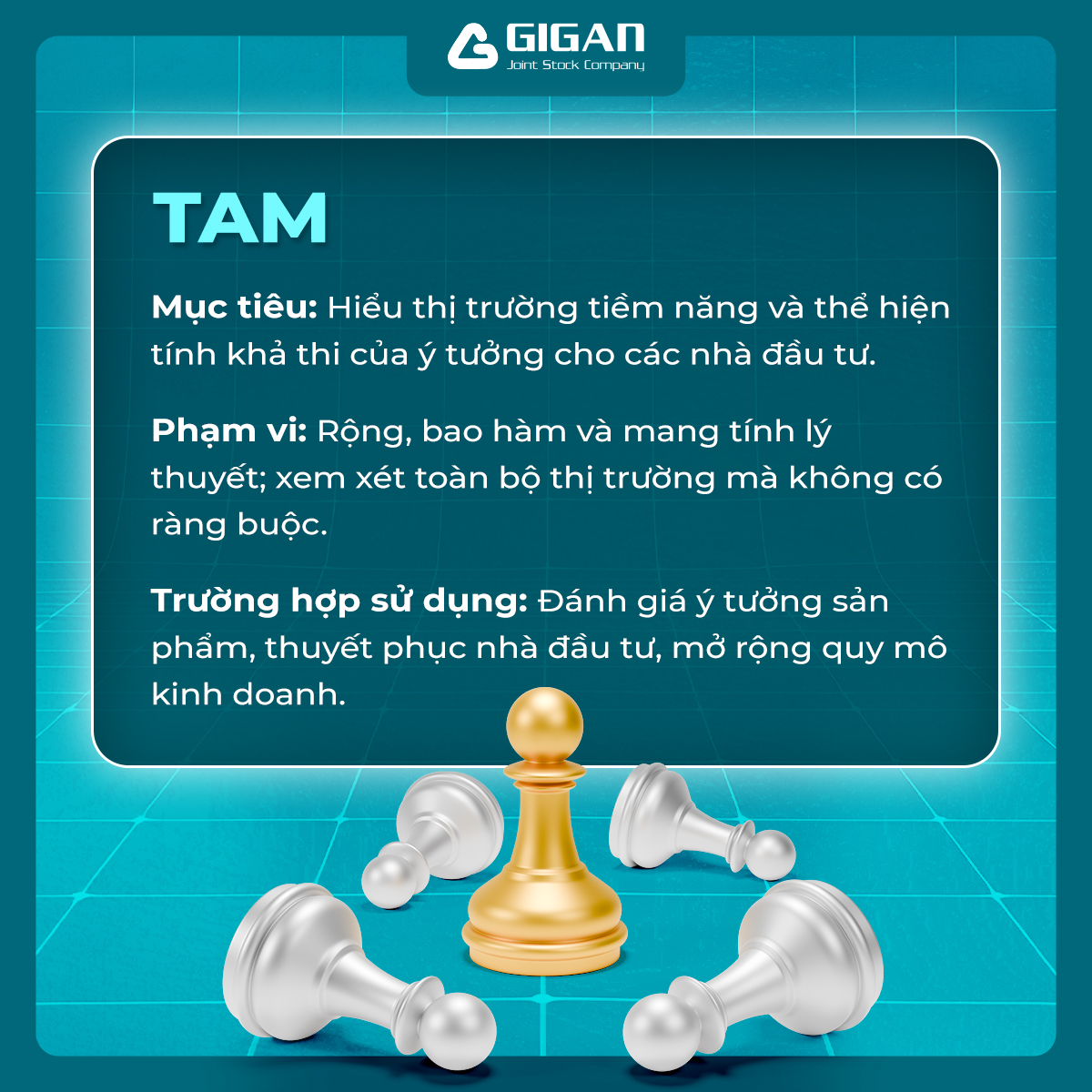 TAM, SAM, SOM: Khái Niệm Và Phương Pháp Market Size - GIGAN JSC